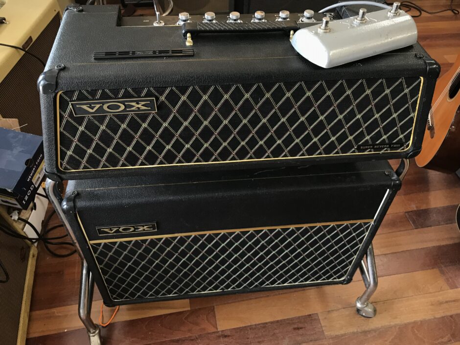 60s Vox Super Reverb Twin Berkeley II head and cab – Jimmy's Vintage Music